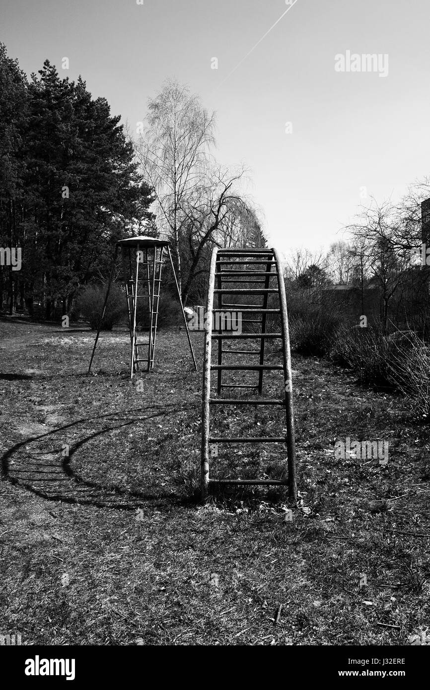Old Soviet Era Playground in Vilnius Stock Photo - Alamy
