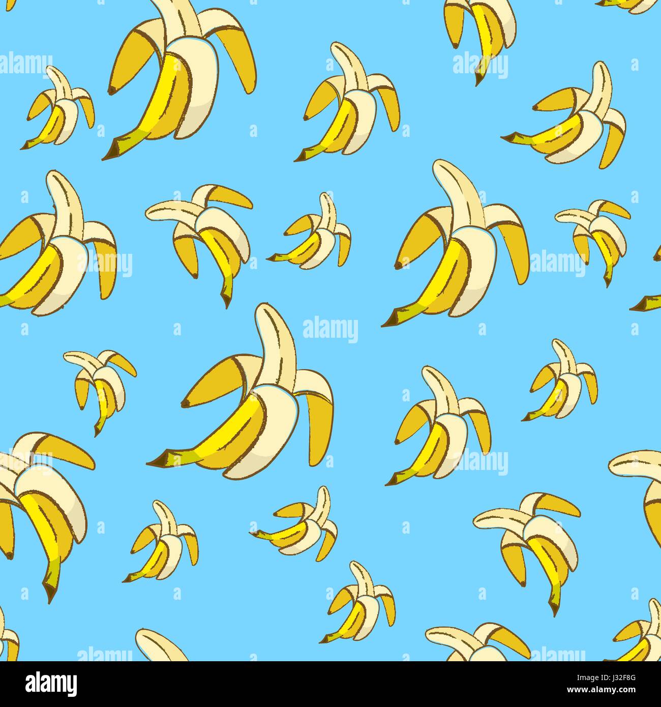 Blue fruit pattern Stock Vector Images - Alamy