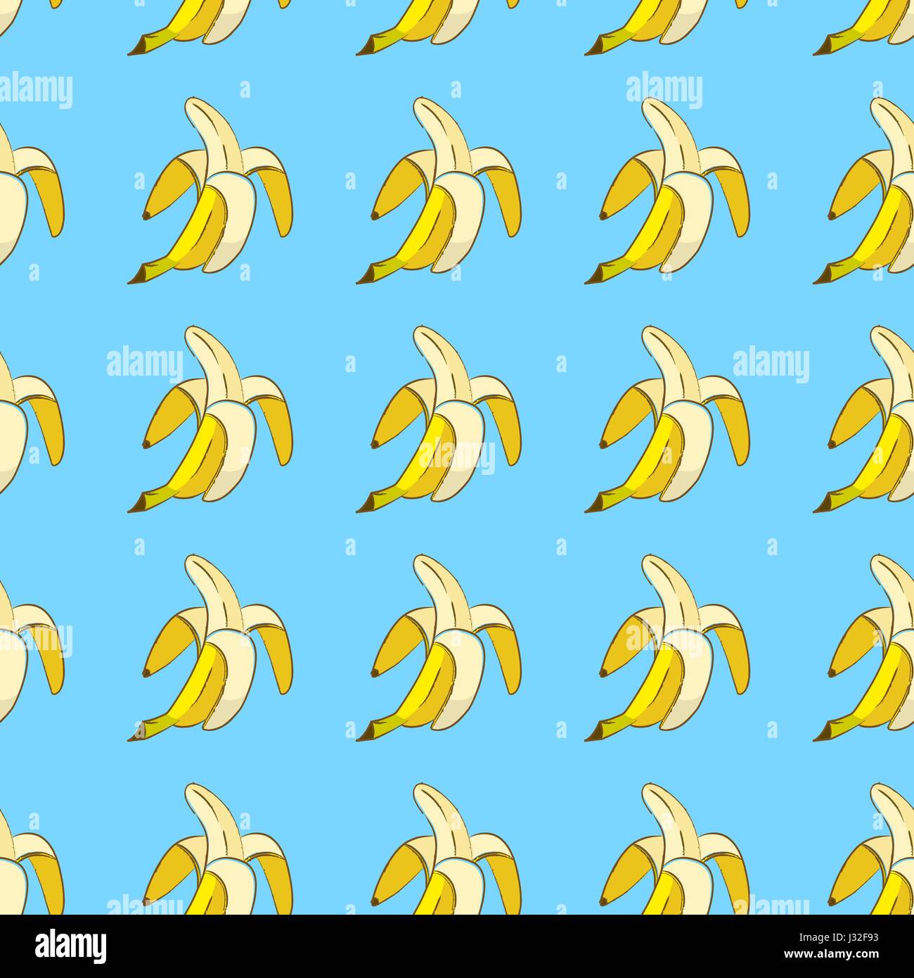 Blue fruit pattern Stock Vector Images - Alamy