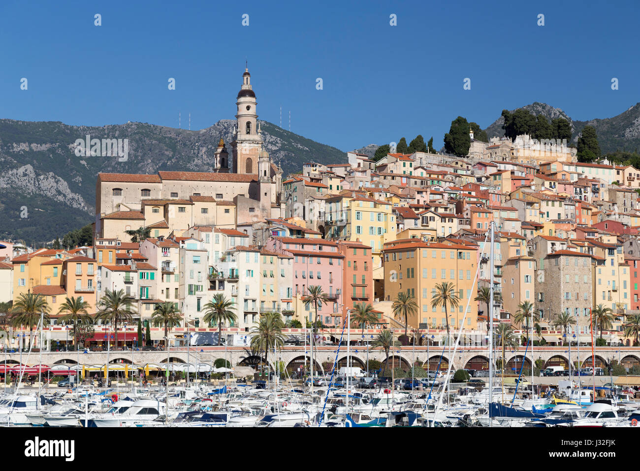 France, Menton, picturesque village, near Nice Stock Photo - Alamy
