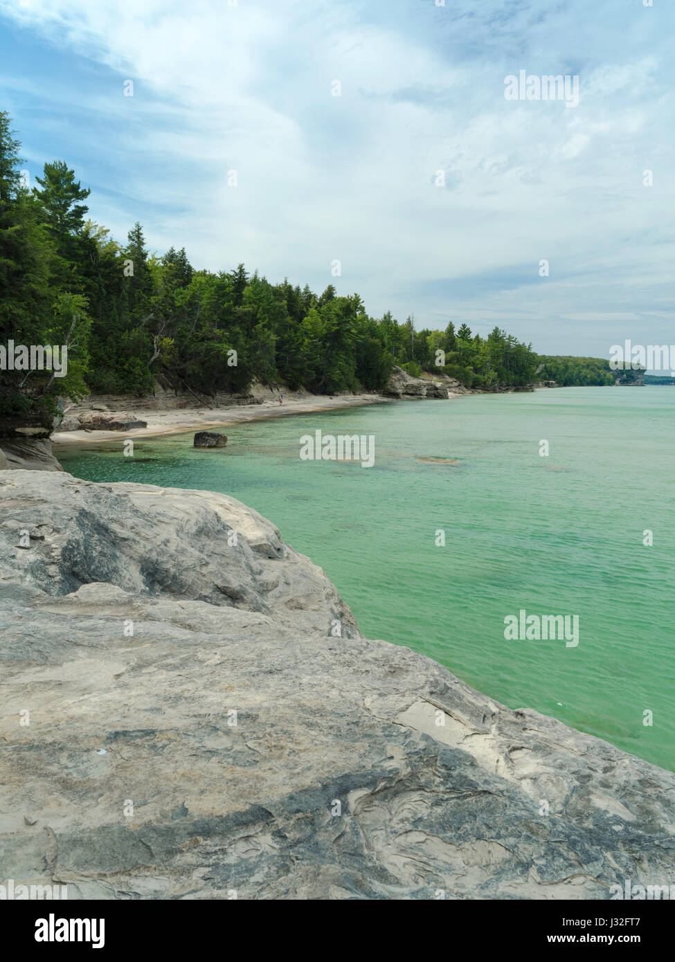 Image from the area known as "The Cove," Pictured Rocks National ...