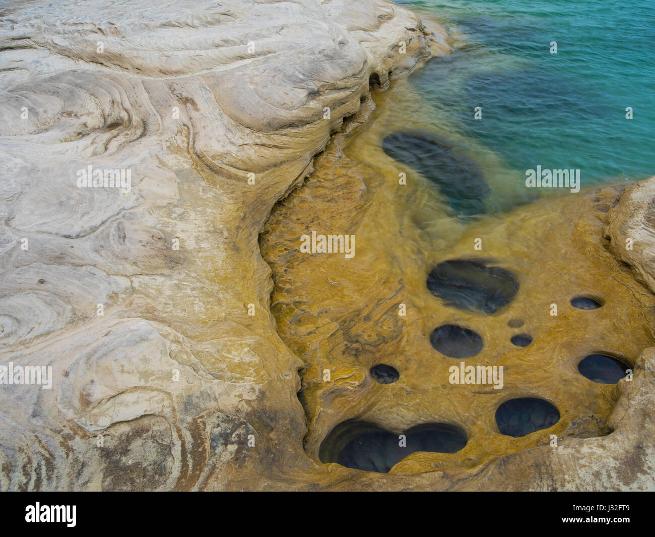Image from the area known as "The Cove," Pictured Rocks National ...