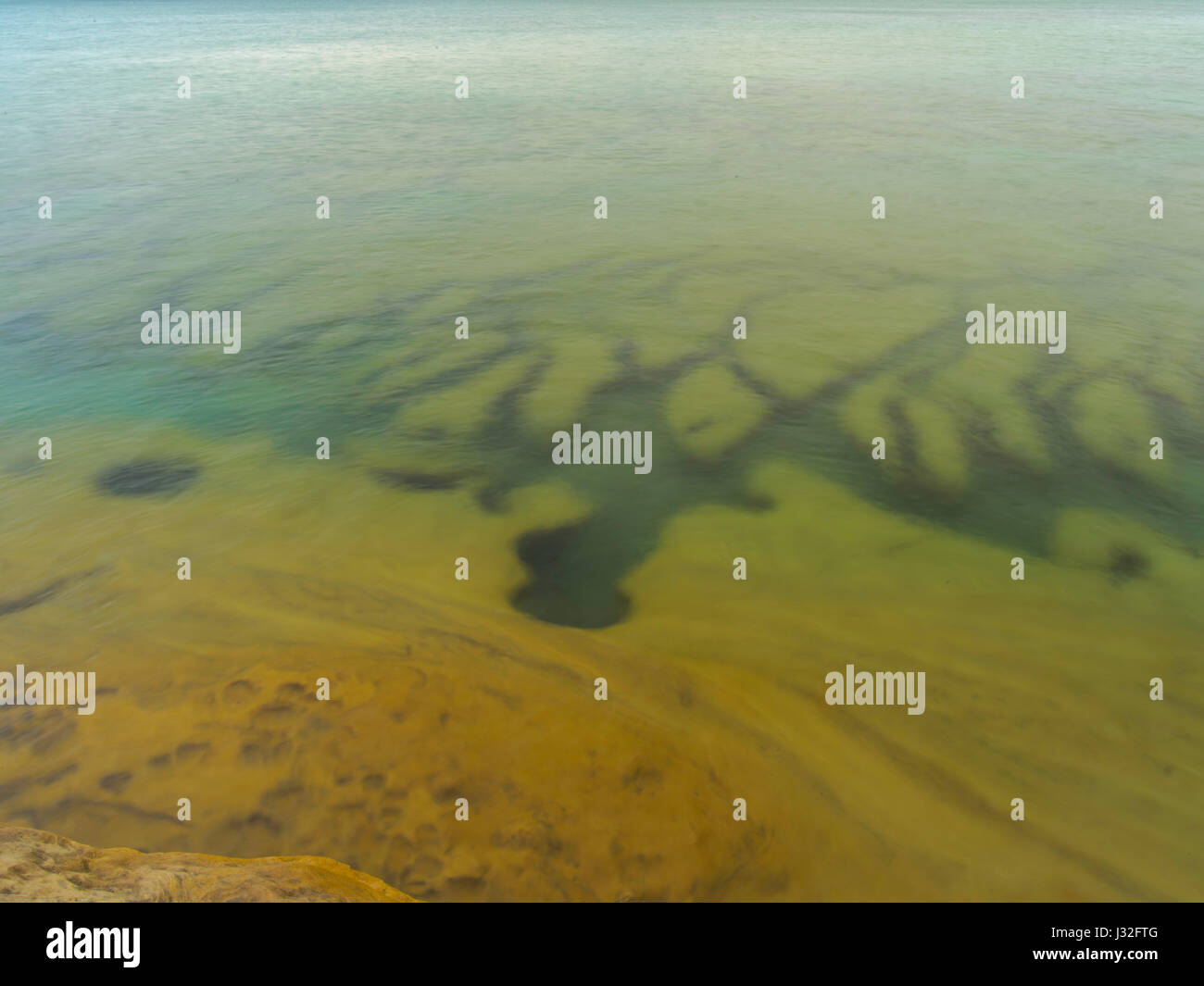 Image from the area known as "The Cove," Pictured Rocks National ...