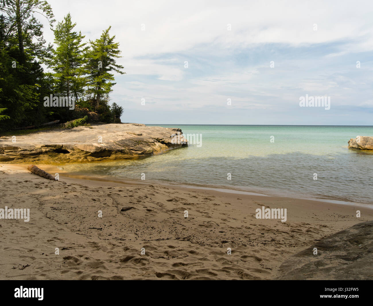 Image from the area known as "The Cove," Pictured Rocks National ...