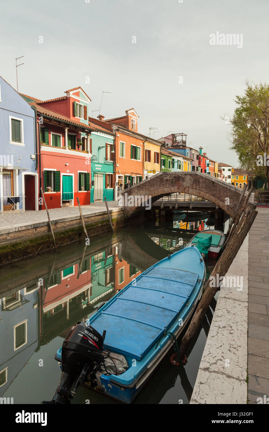 Burano island in Venice Stock Photo - Alamy