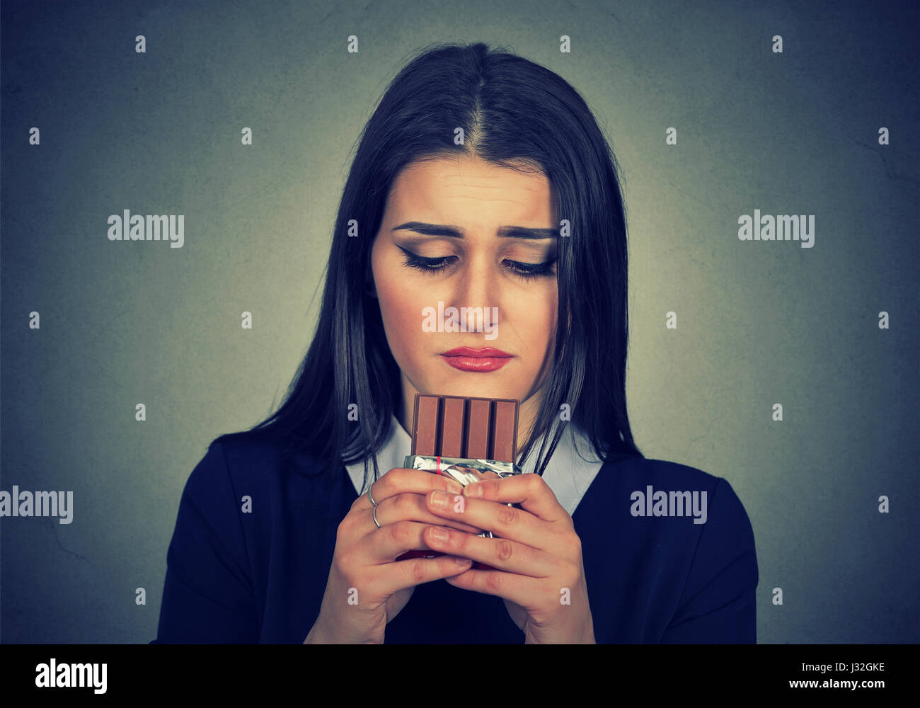 Chocolate face tired hi-res stock photography and images - Alamy