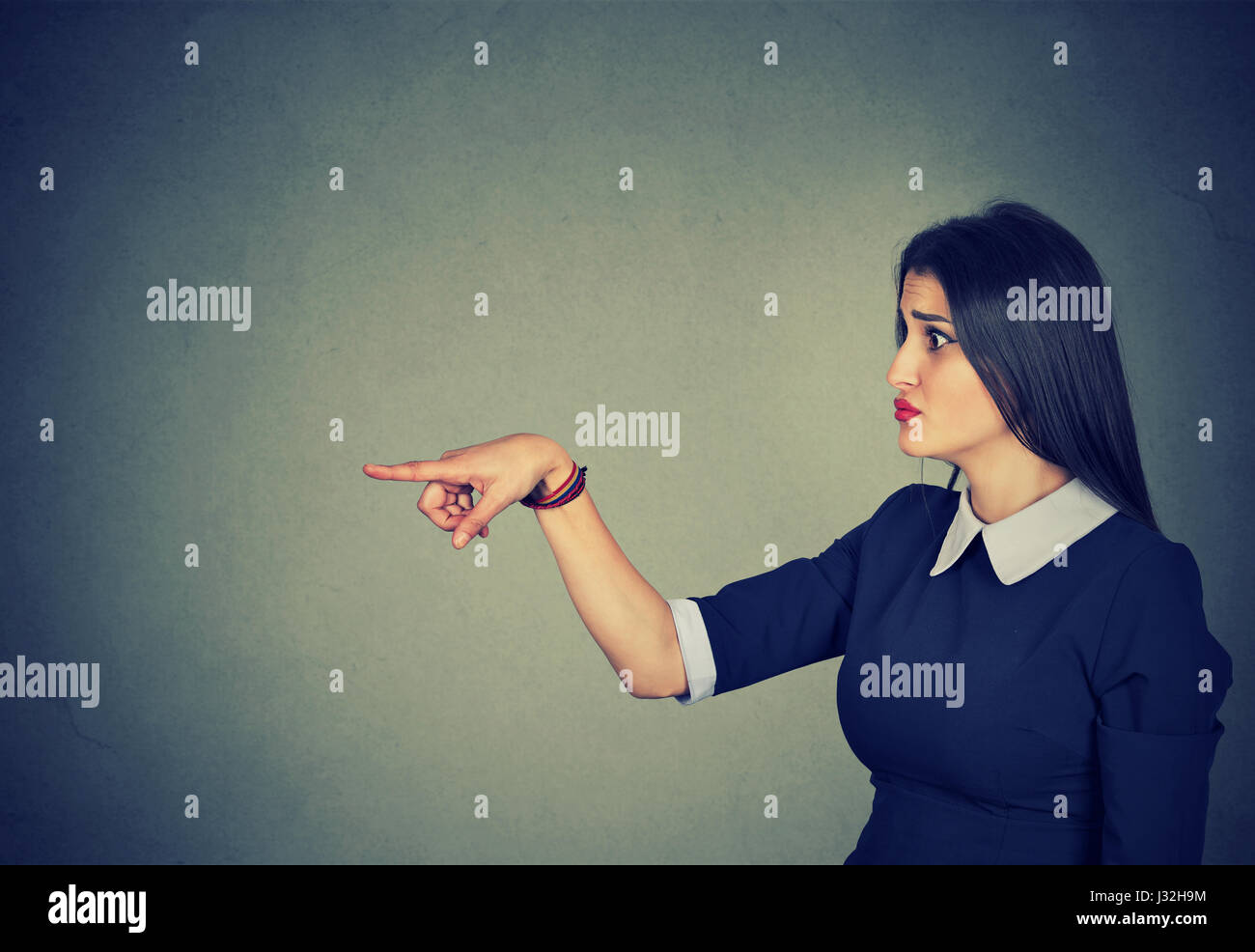 Hand extended pointing finger hi-res stock photography and images - Alamy