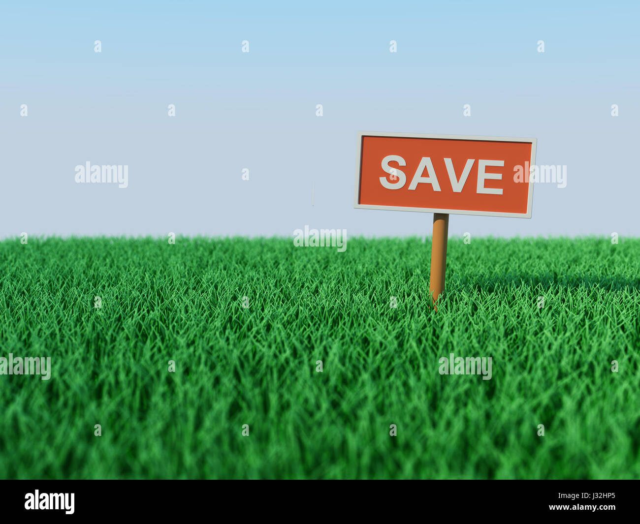 Save Concept - 3D Rendered Image Stock Photo - Alamy