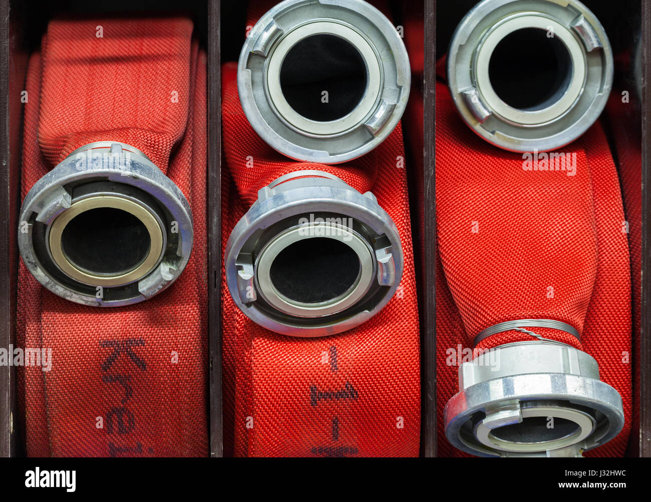Fire hose hydrant truck hi-res stock photography and images - Alamy
