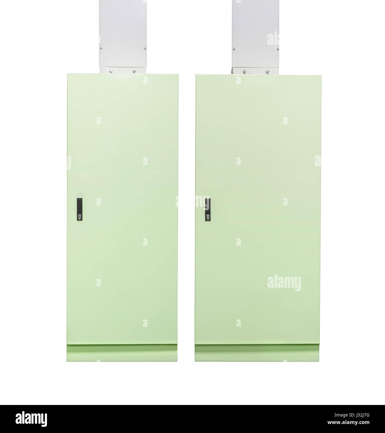 Electrical cabinet control box panel inside factory building Stock ...