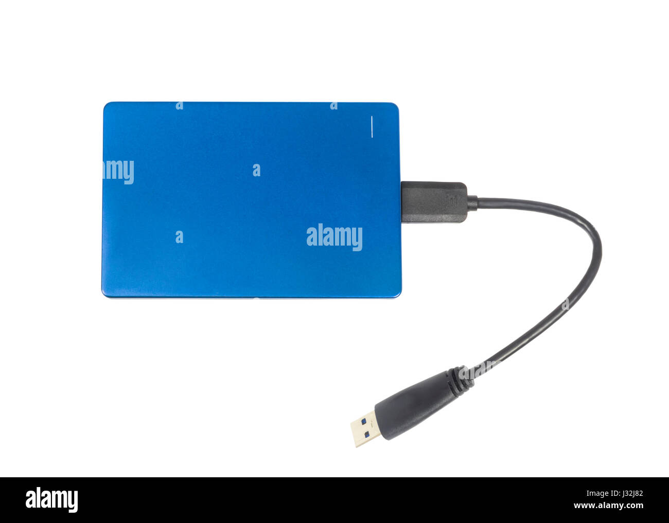 External hard disk drive of computer for storage data isolated on white ...