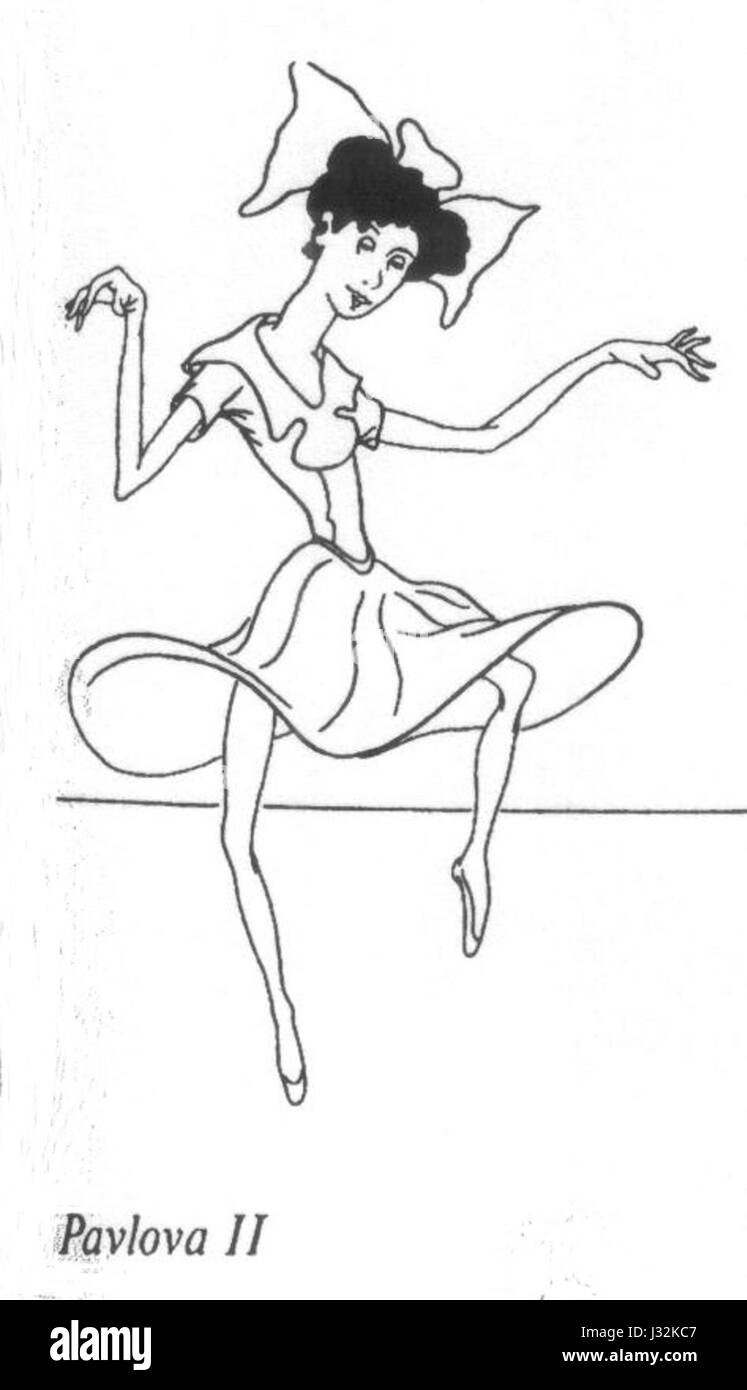 Pavlova drawing Cut Out Stock Images & Pictures - Alamy