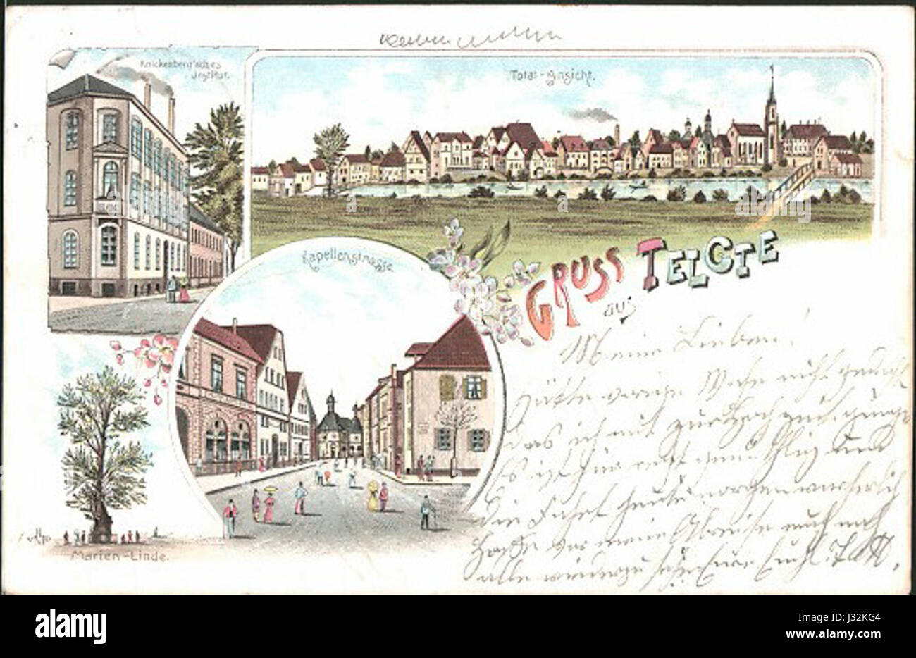 This is a postcard from Telgte, a town in Germany known for its ...