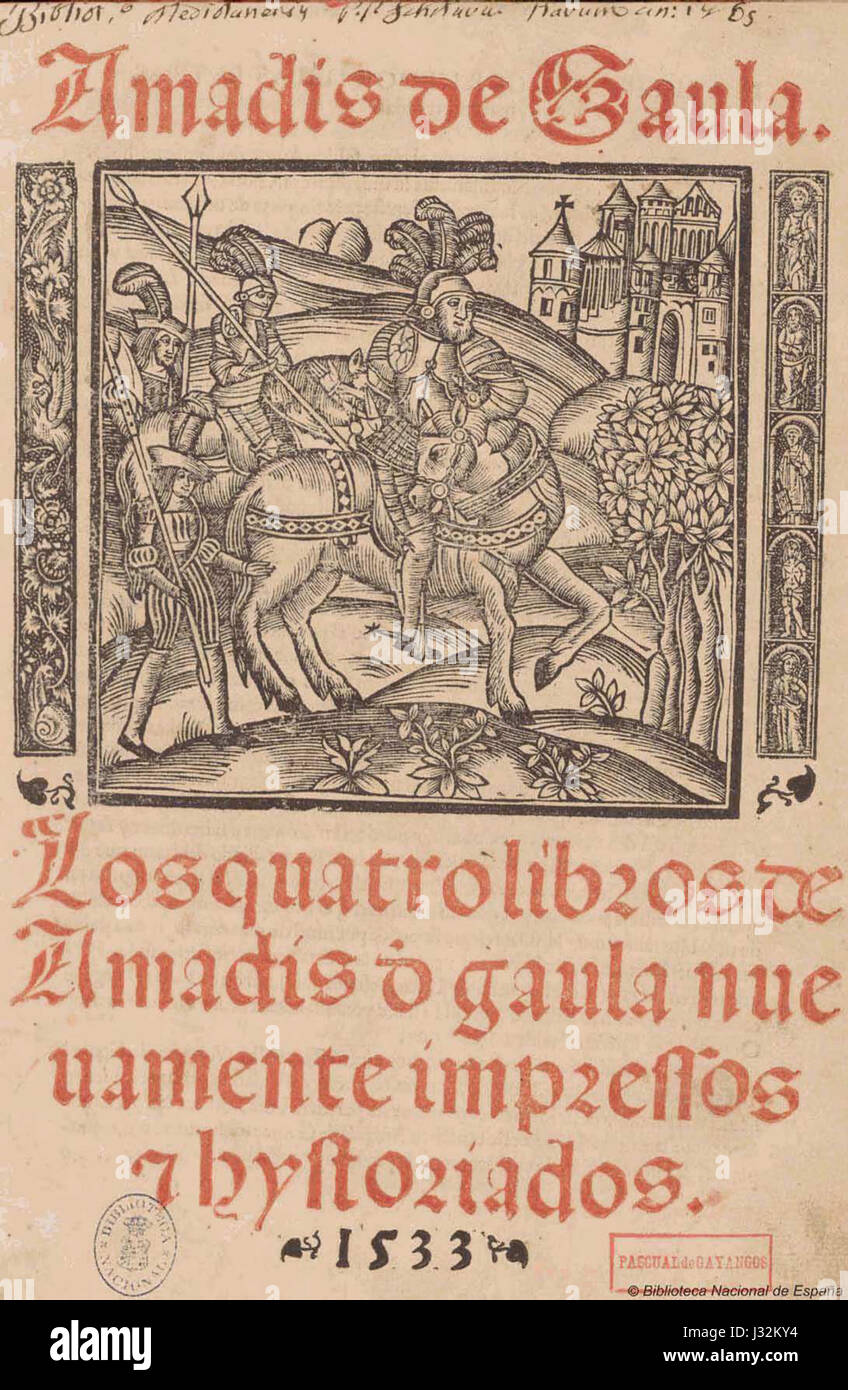 Amadis de Gaula is a 16th-century Spanish chivalric romance novel ...
