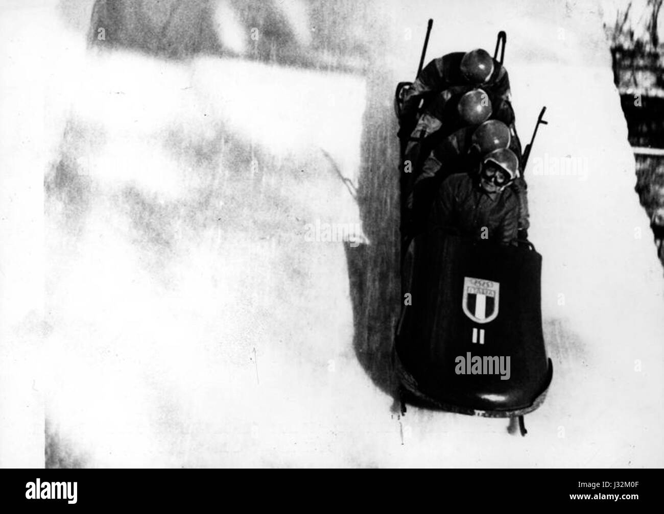 Bobsled team Black and White Stock Photos & Images - Alamy