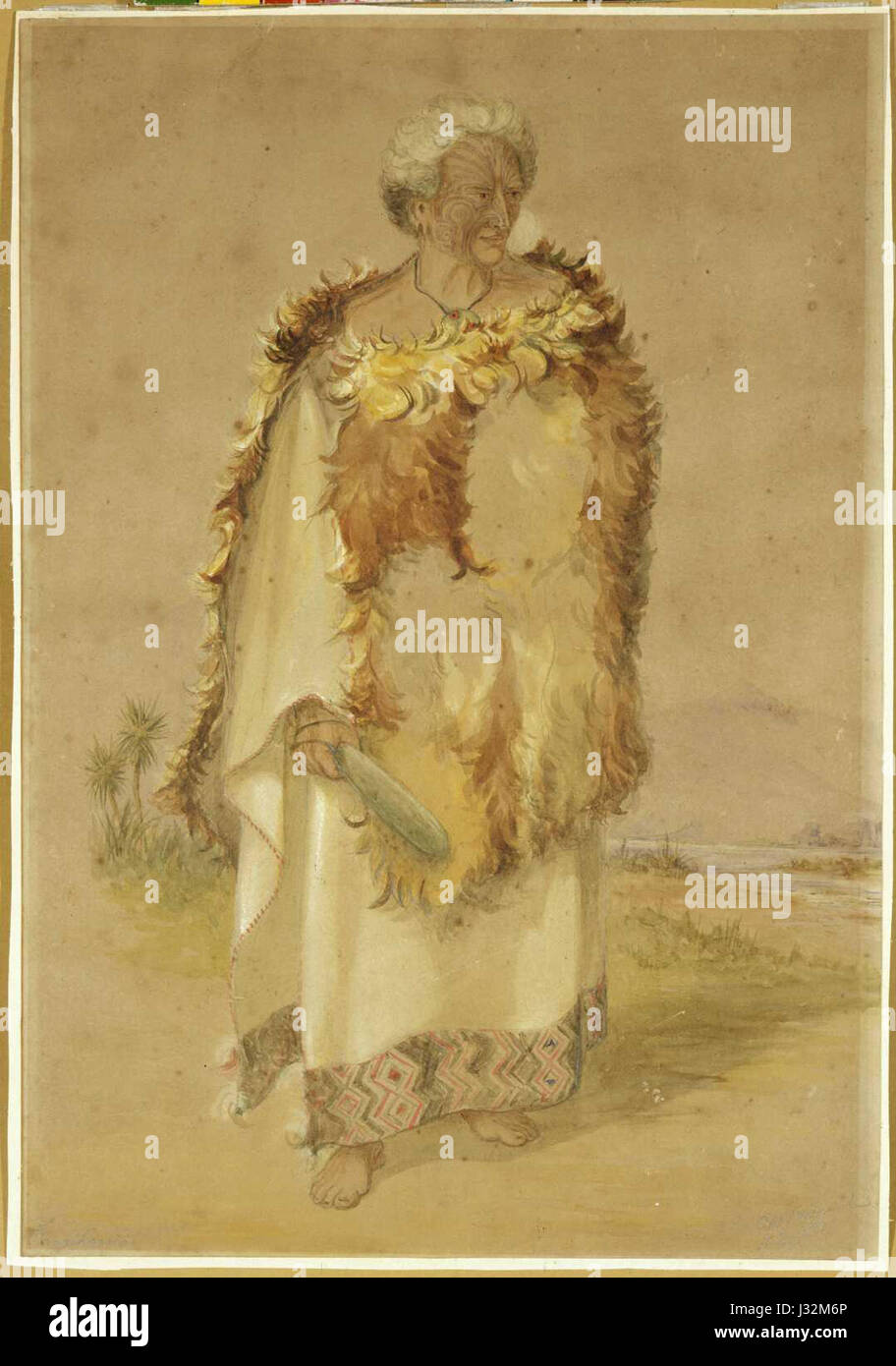 Charles Decimus Barraud, Rangihaeata. 1856, Reference Number B-004-021 ...