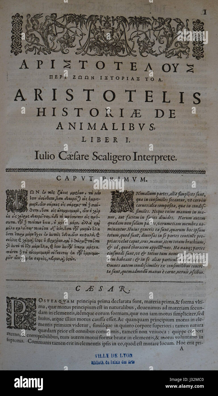 Aristotle manuscript hi-res stock photography and images - Alamy