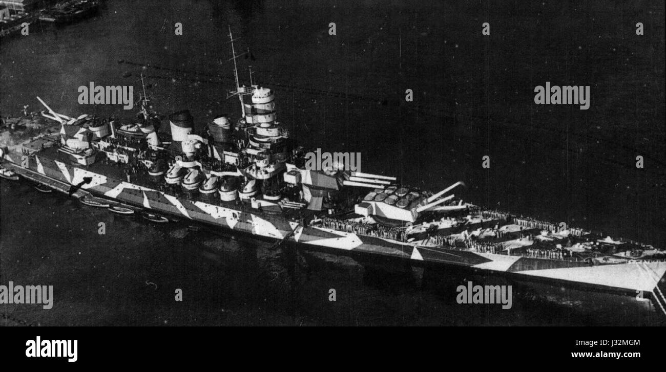 The RN Roma was an Italian battleship, which in 1943 was stationed at ...