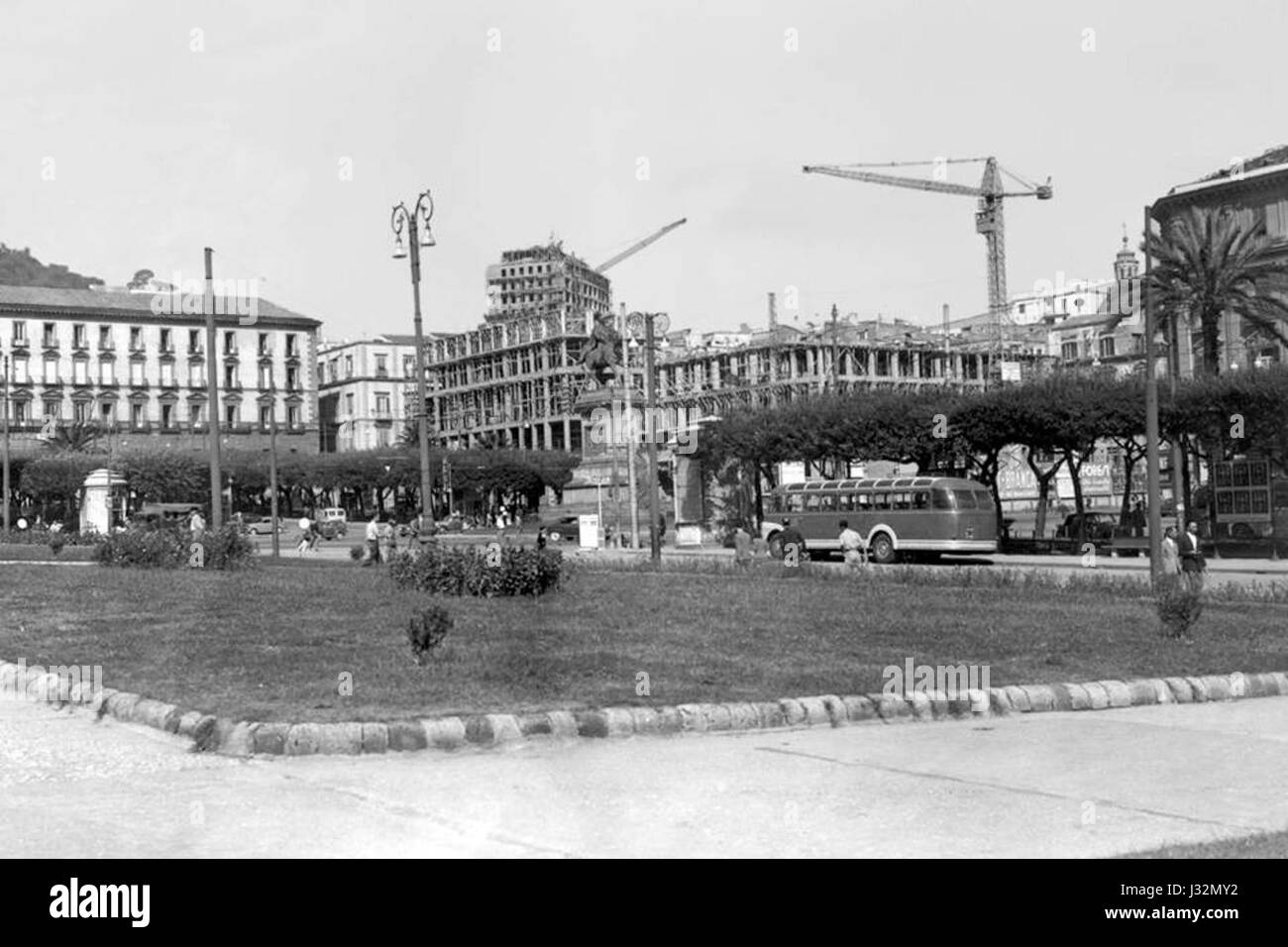 Piazza Municipio in Naples, Italy, is a major square known for its historical significance and ...