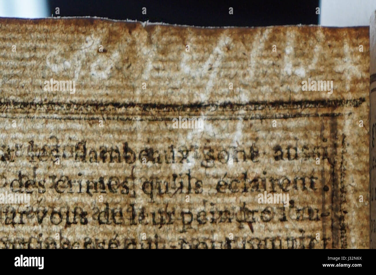 'Almanach Luniare Filigrane 1011' refers to a lunar calendar, possibly ...