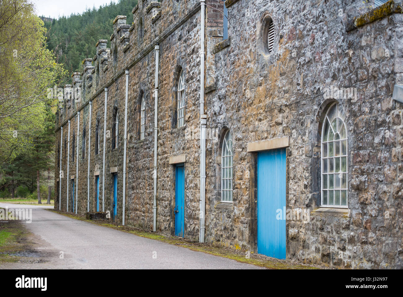 Disused Aluminium Factory, Foyers, Highlands, Scotland, UK Stock Photo ...