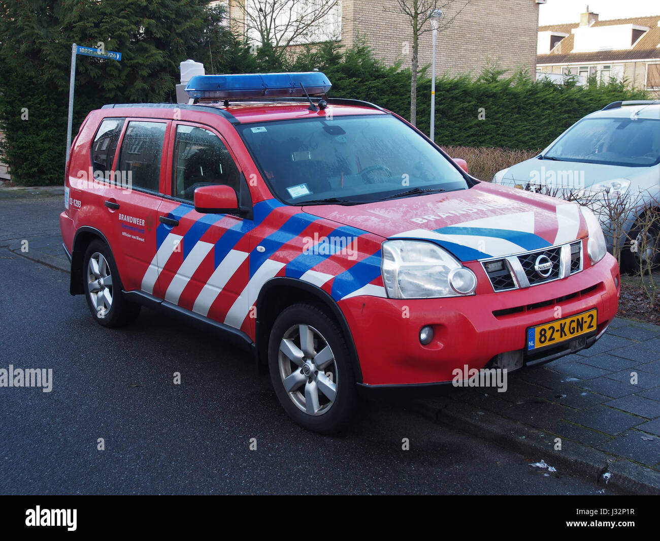 The Nissan Brandweer vehicle is part of the fire department fleet in ...