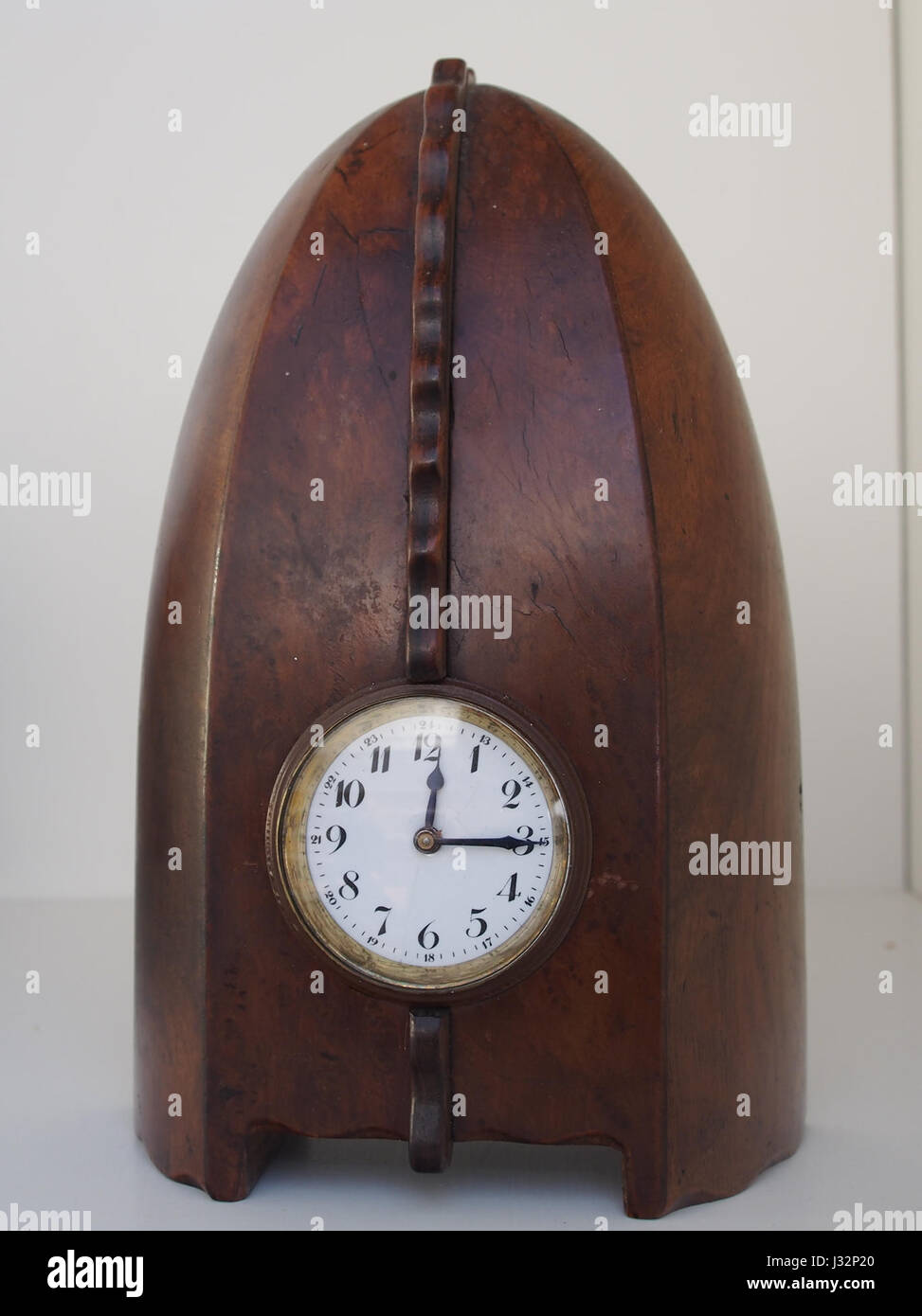 A photograph of a clock located at Museum Het Schip in Amsterdam, an ...