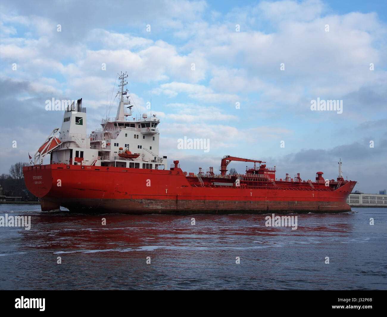 The Stenberg, a ship built in 2003, is captured in an image taken near ...