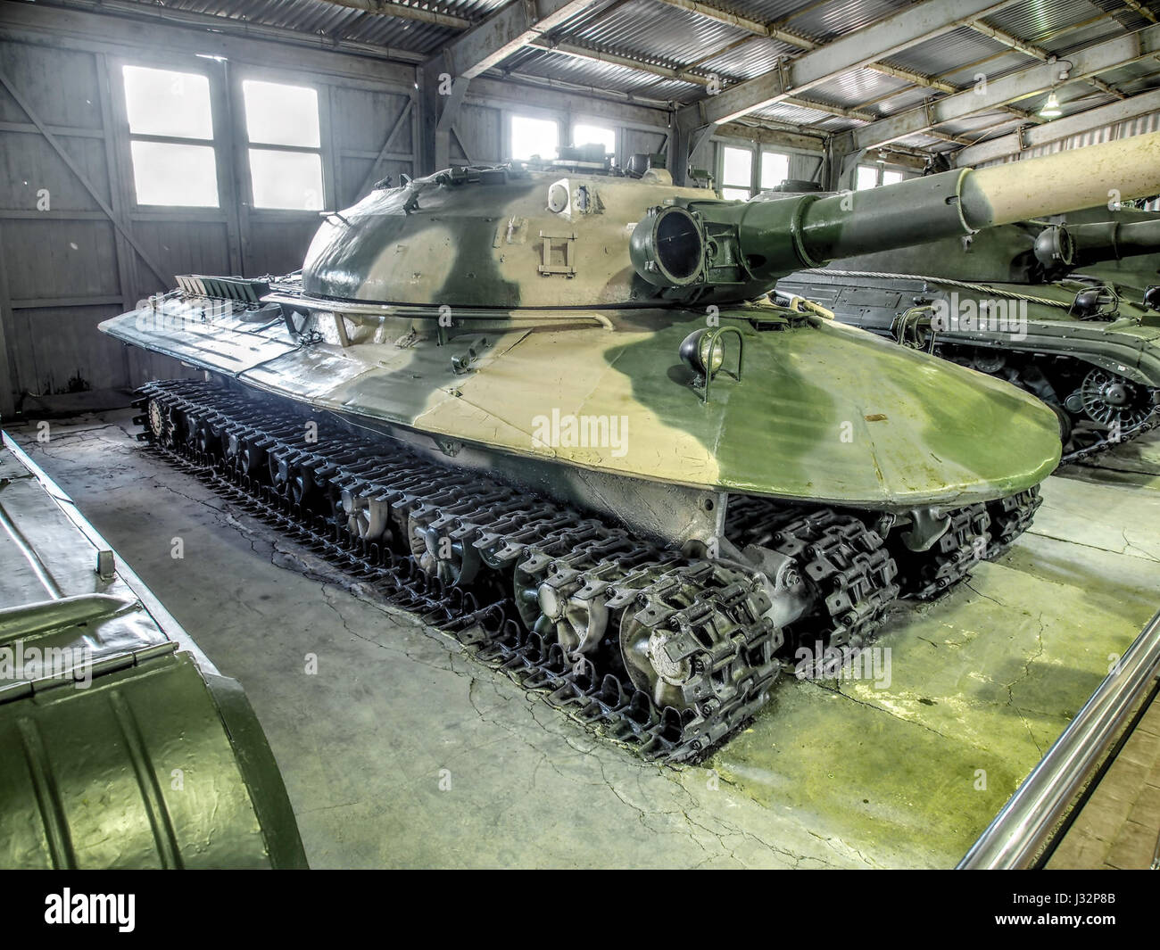 Object 279, an experimental Soviet tank displayed at the Kubinka Tank ...