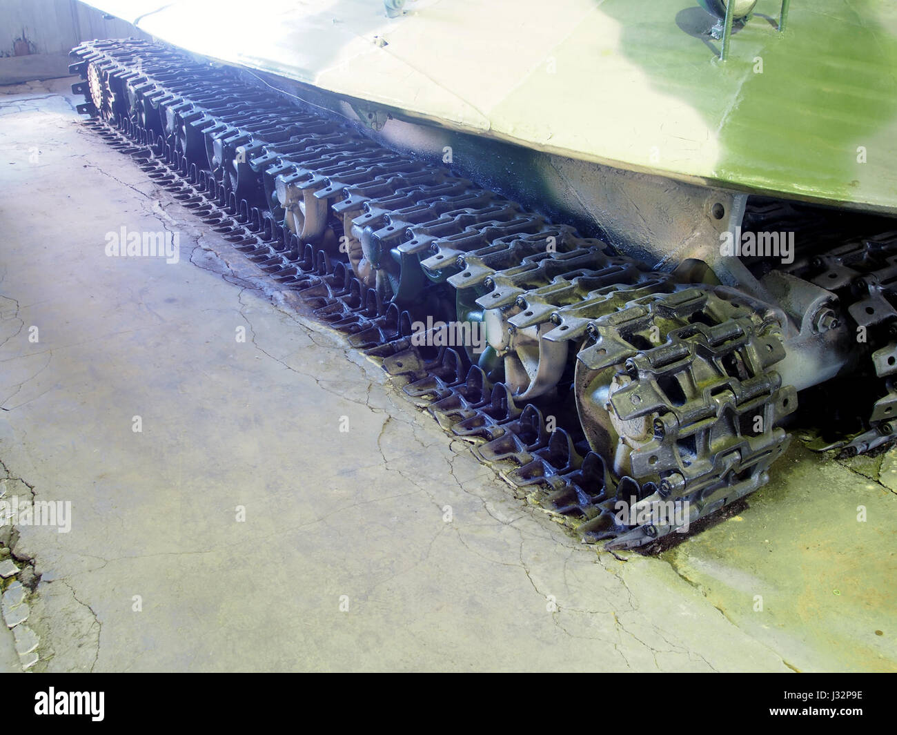 Object 279, a Soviet-era experimental tank, is displayed in the Kubinka ...