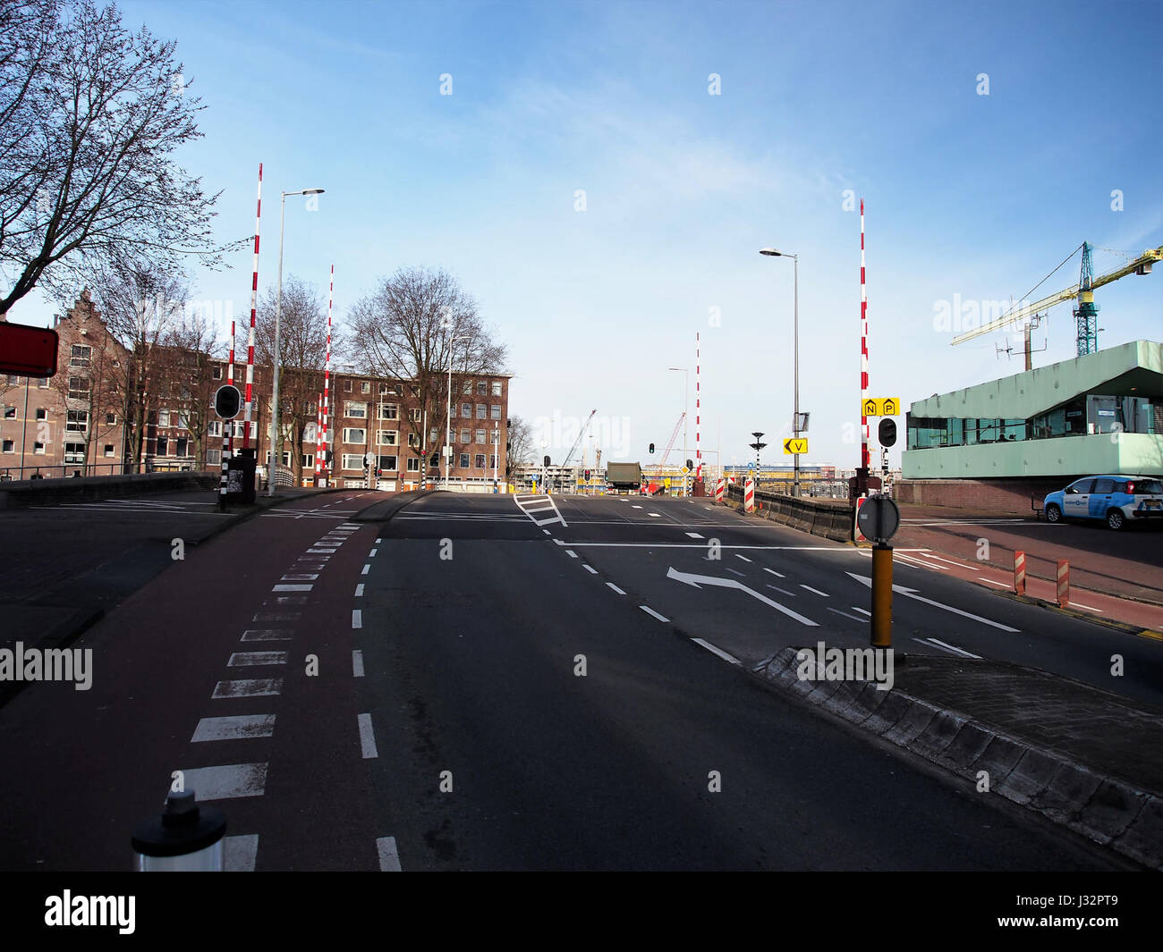 This photo captures Bridge 346, located at the Westerkeersluis, over ...