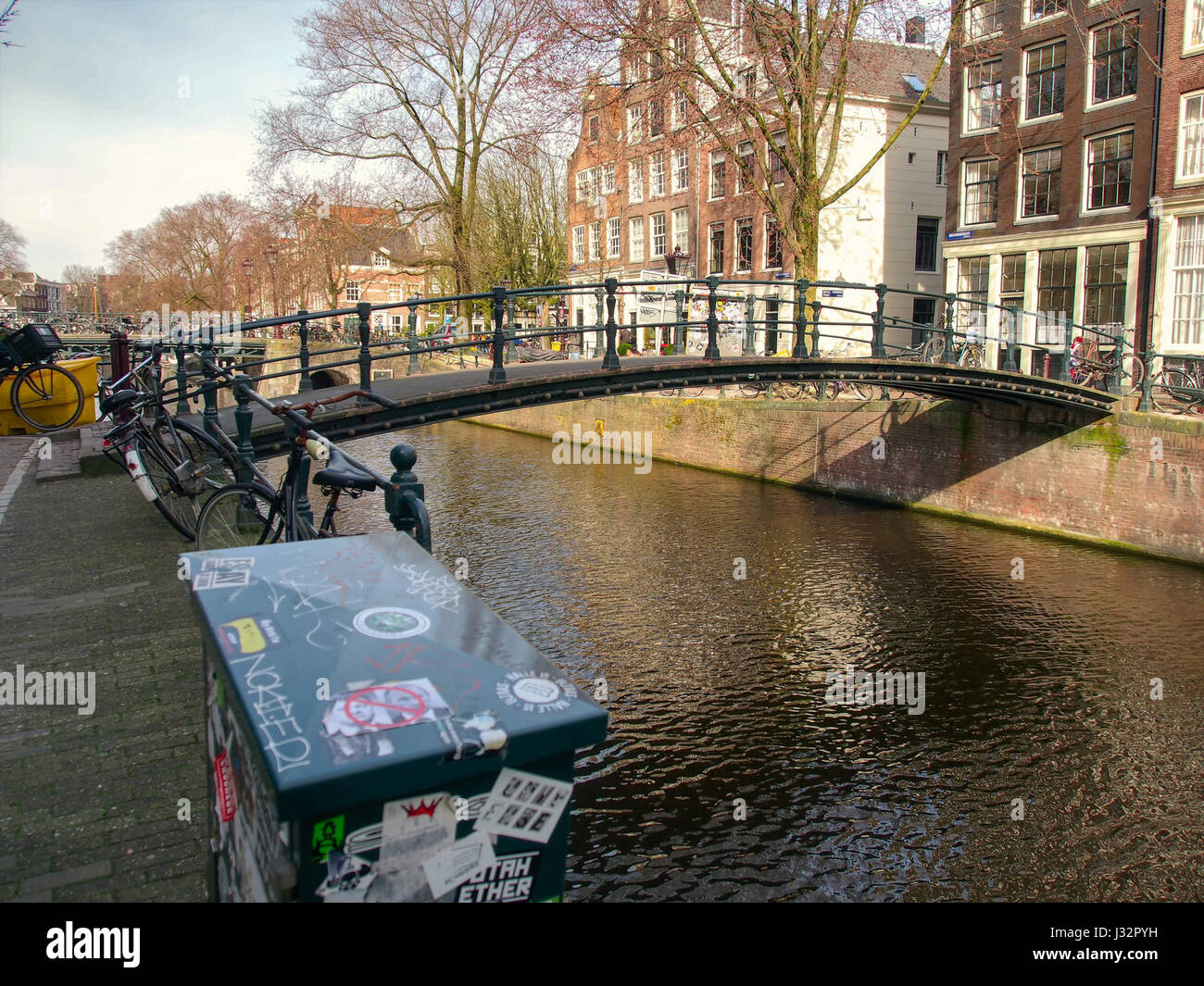 Brug 16, Melkmeisjesbrug, is a notable bridge in Amsterdam spanning the ...