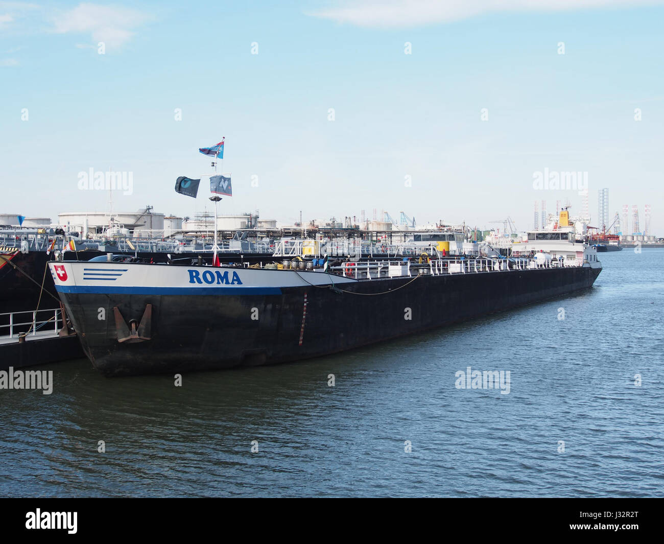 Roma (ship, 1987) ENI 07001747 Port of Rotterdam pic2 Stock Photo - Alamy