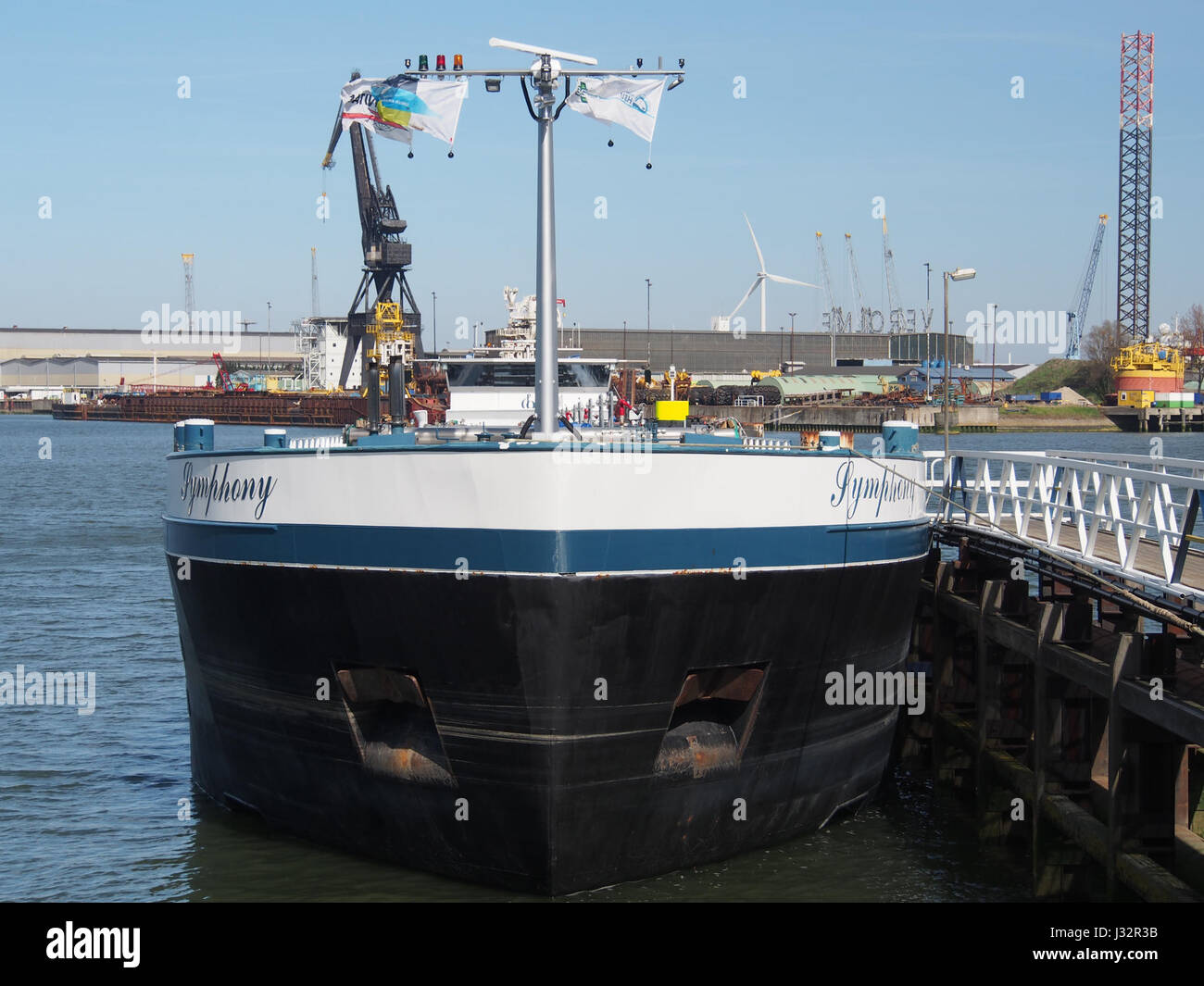 The 'Symphony,' a 2008-built ship, is seen here at the Port of ...