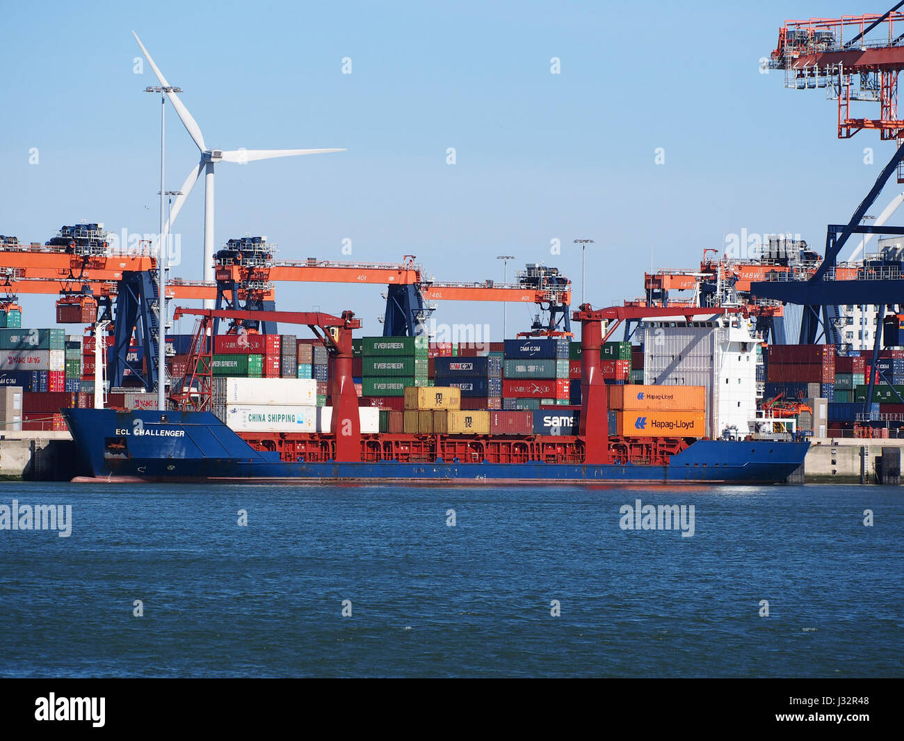 ECL Challenger (ship, 1995), Amazonehaven, Port of Rotterdam pic1 Stock ...
