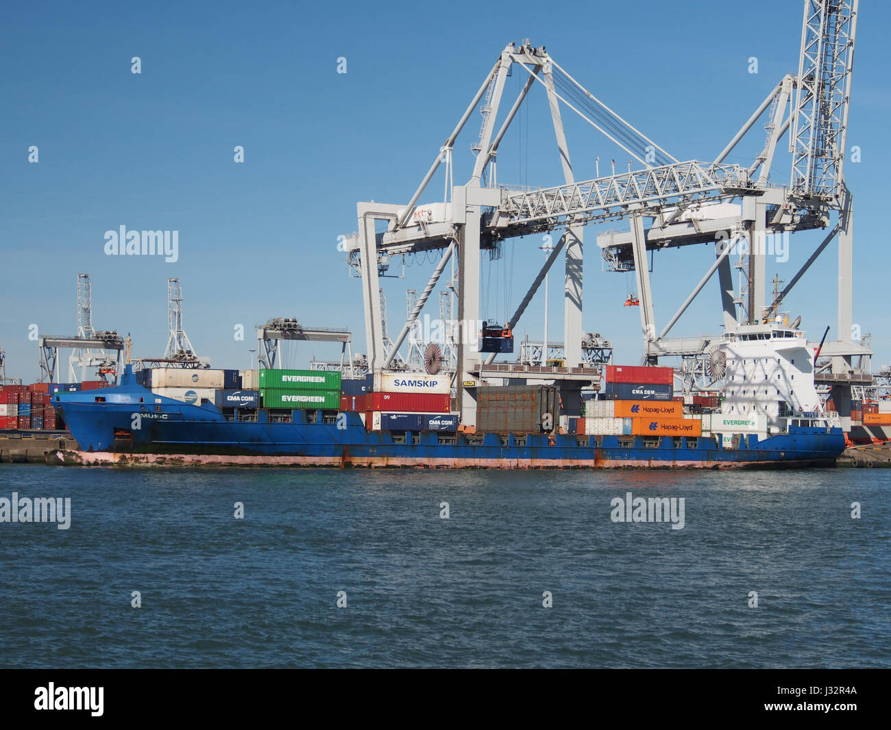 Music (ship, 2007) IMO 9328053 Port of Rotterdam Stock Photo - Alamy
