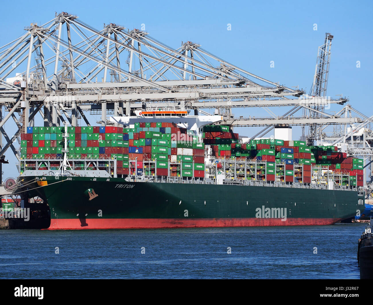 Triton (ship, 2016) Amazonehaven, Port of Rotterdam Stock Photo - Alamy