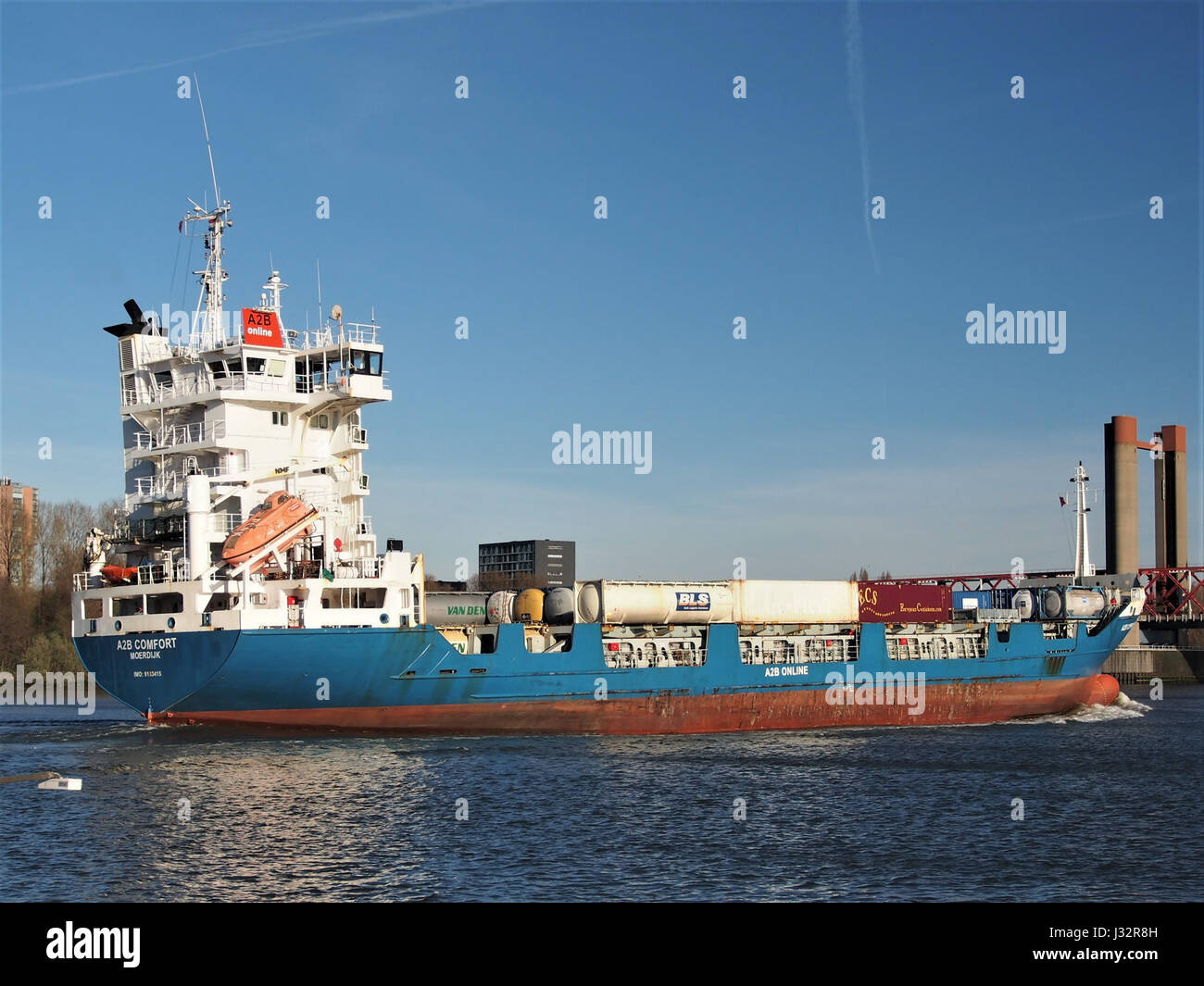 The A2B Comfort is a ship launched in 1998 and is depicted here ...