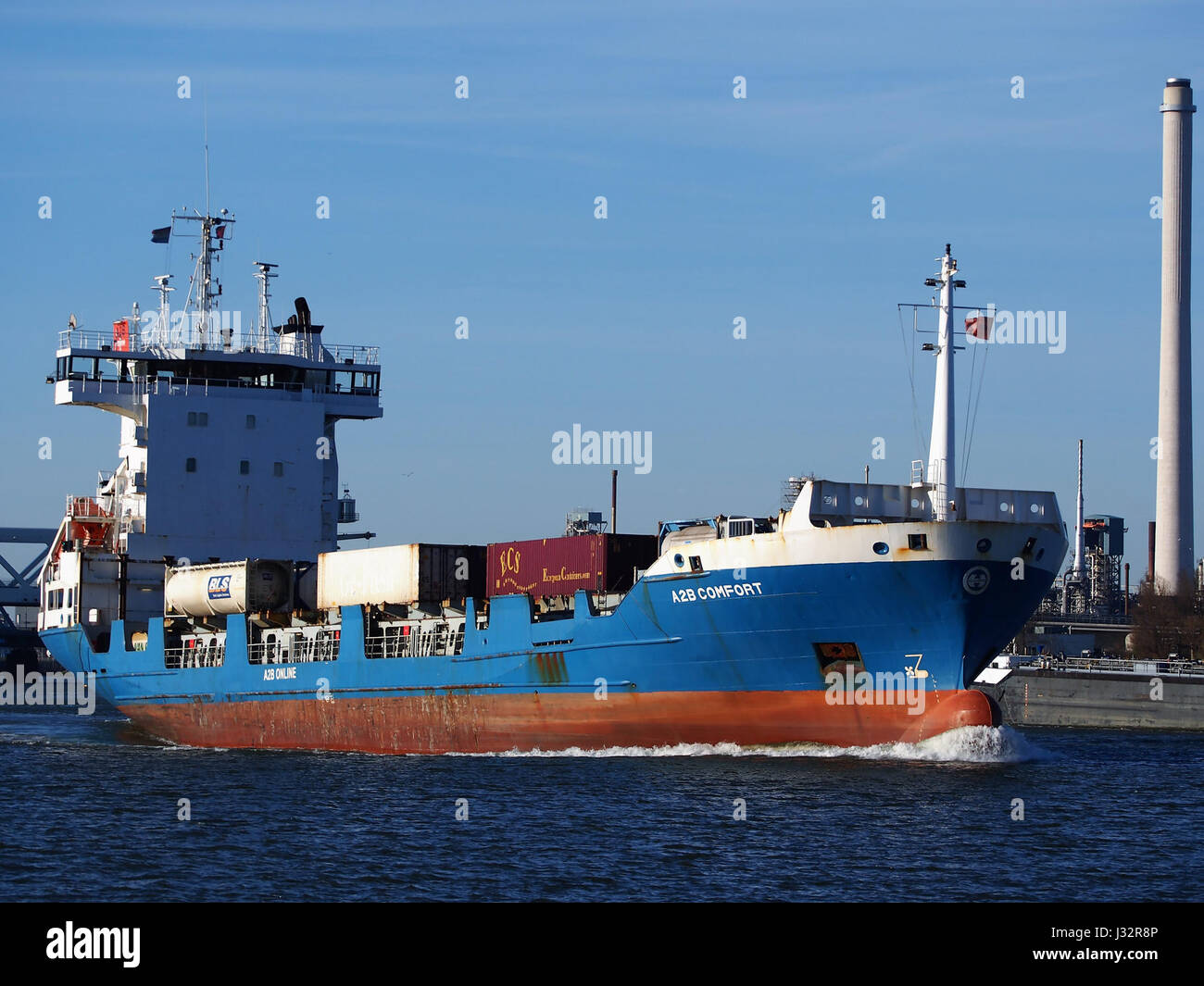 The A2B Comfort, a 1998-built vessel with IMO number 918341, is seen ...