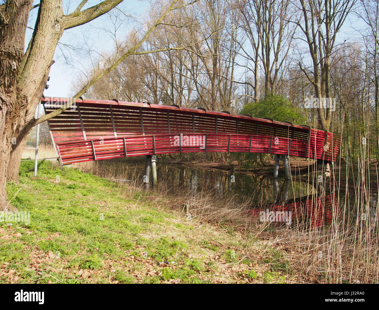 This image features Brug 836, also known as the Rode Brug, located near ...