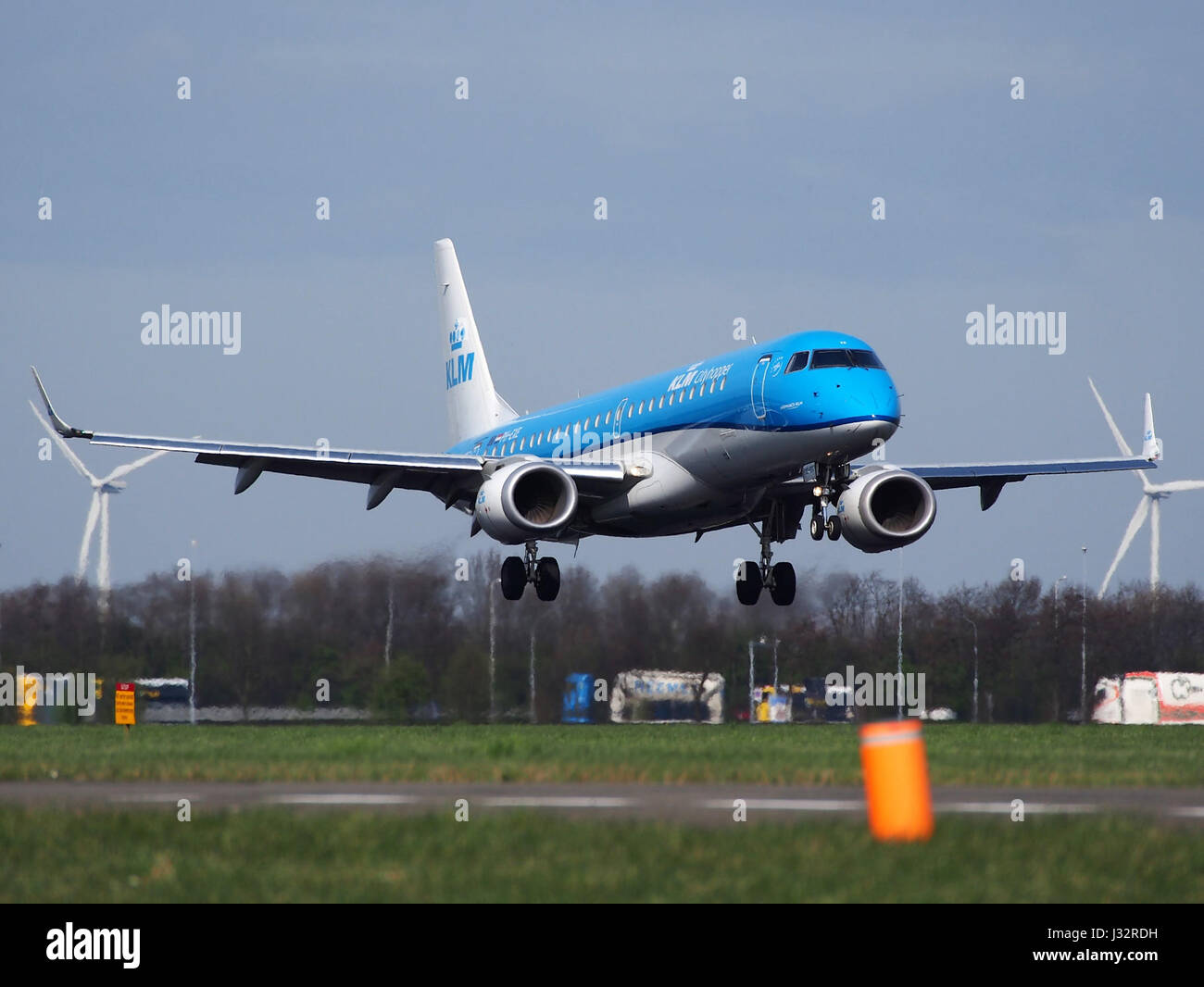 An Embraer ERJ-190STD aircraft, registered PH-EXE, operated by KLM ...