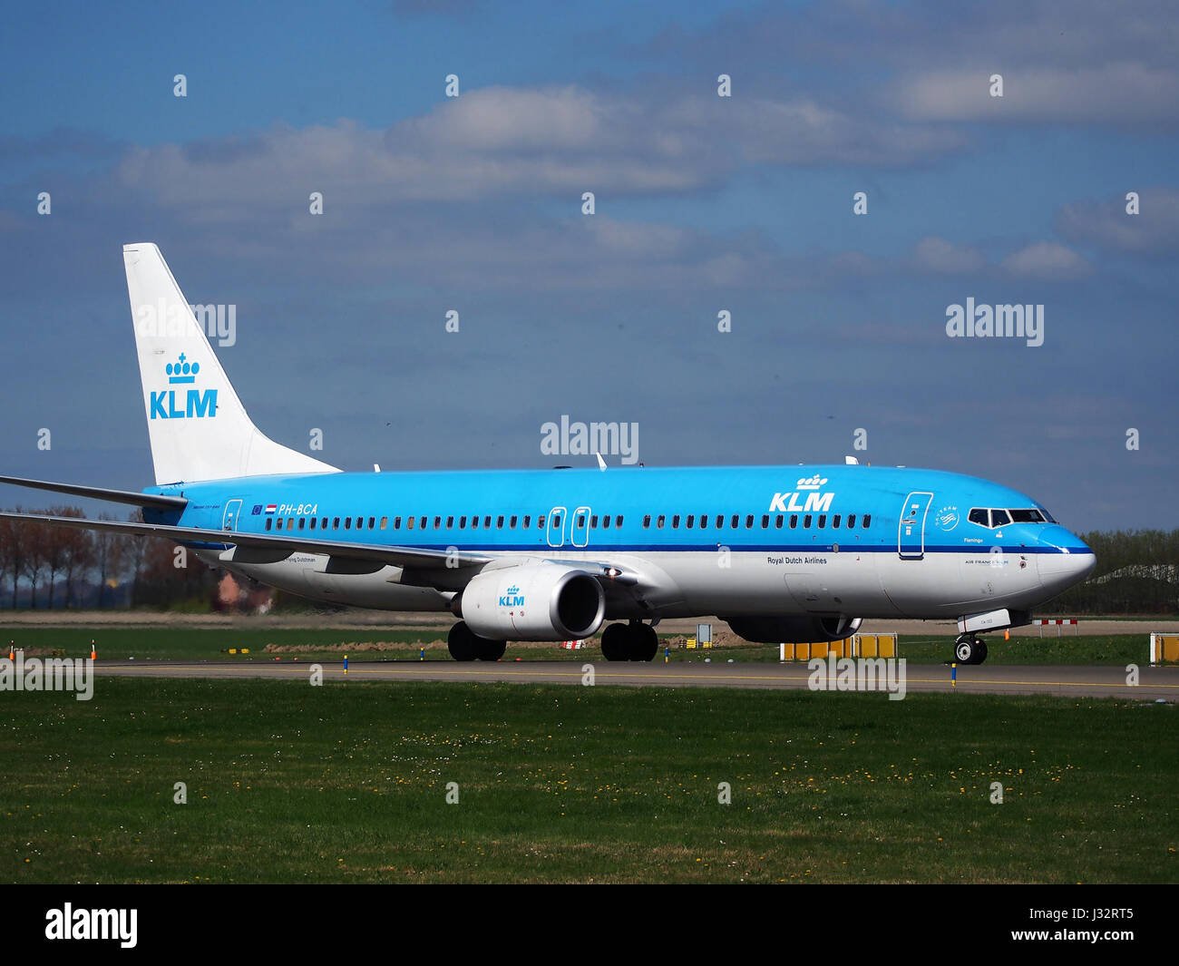A Boeing 737-8K2(WL) aircraft, registered PH-BCA, operated by KLM Royal ...
