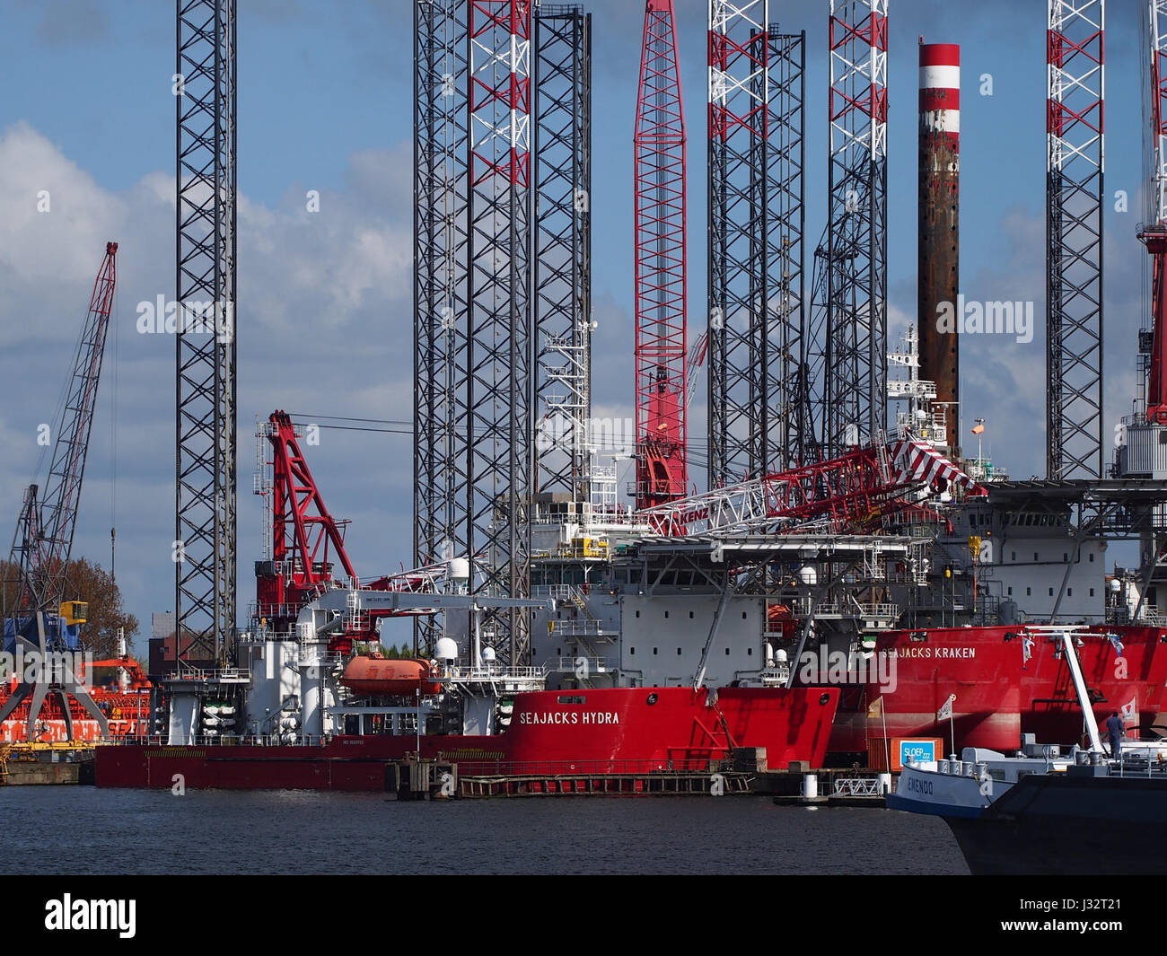 The Seajacks Hydra, a 2014-built jack-up vessel, is designed for ...