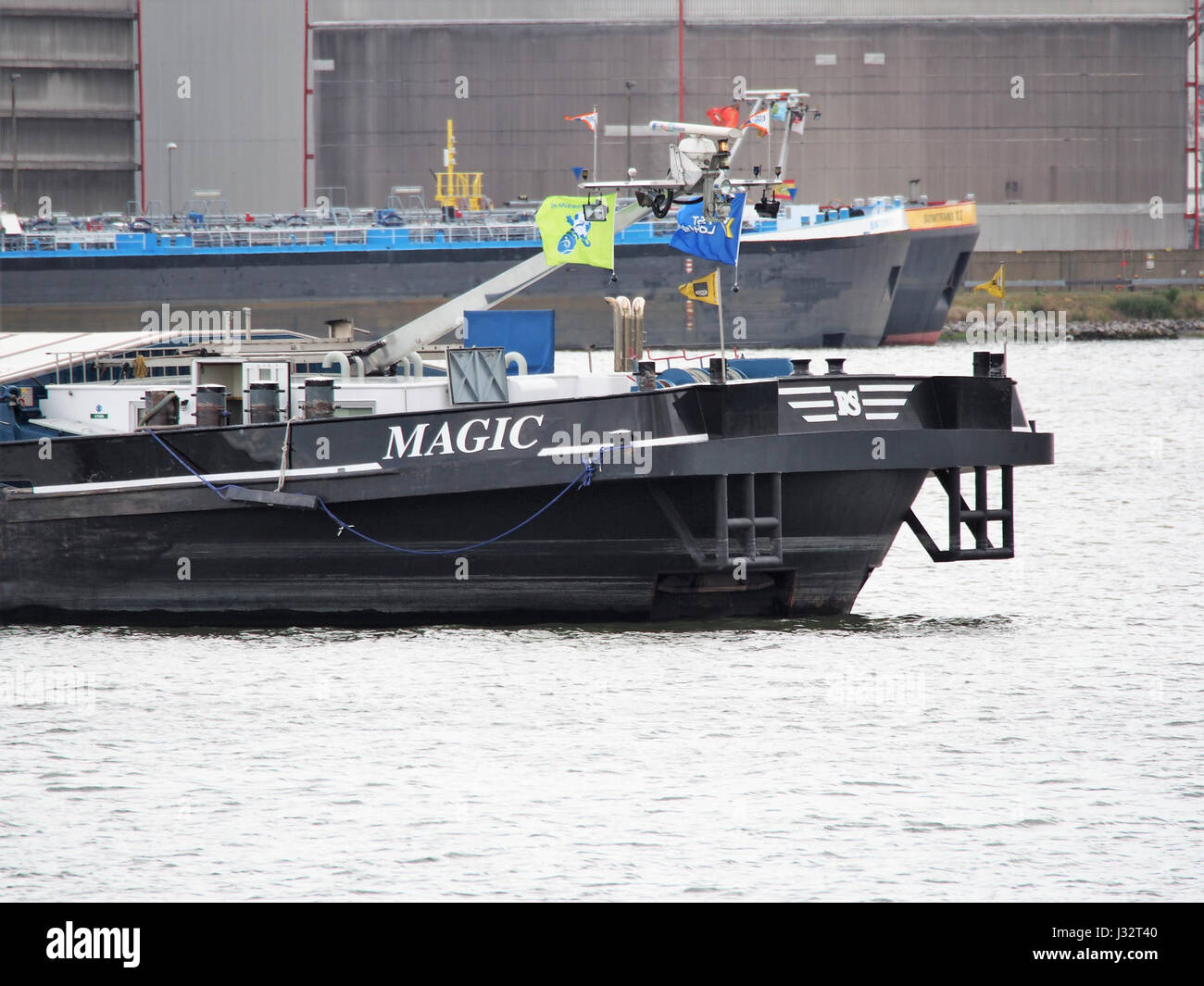 The ship 'Magic', built in 2001, is seen passing through the ...