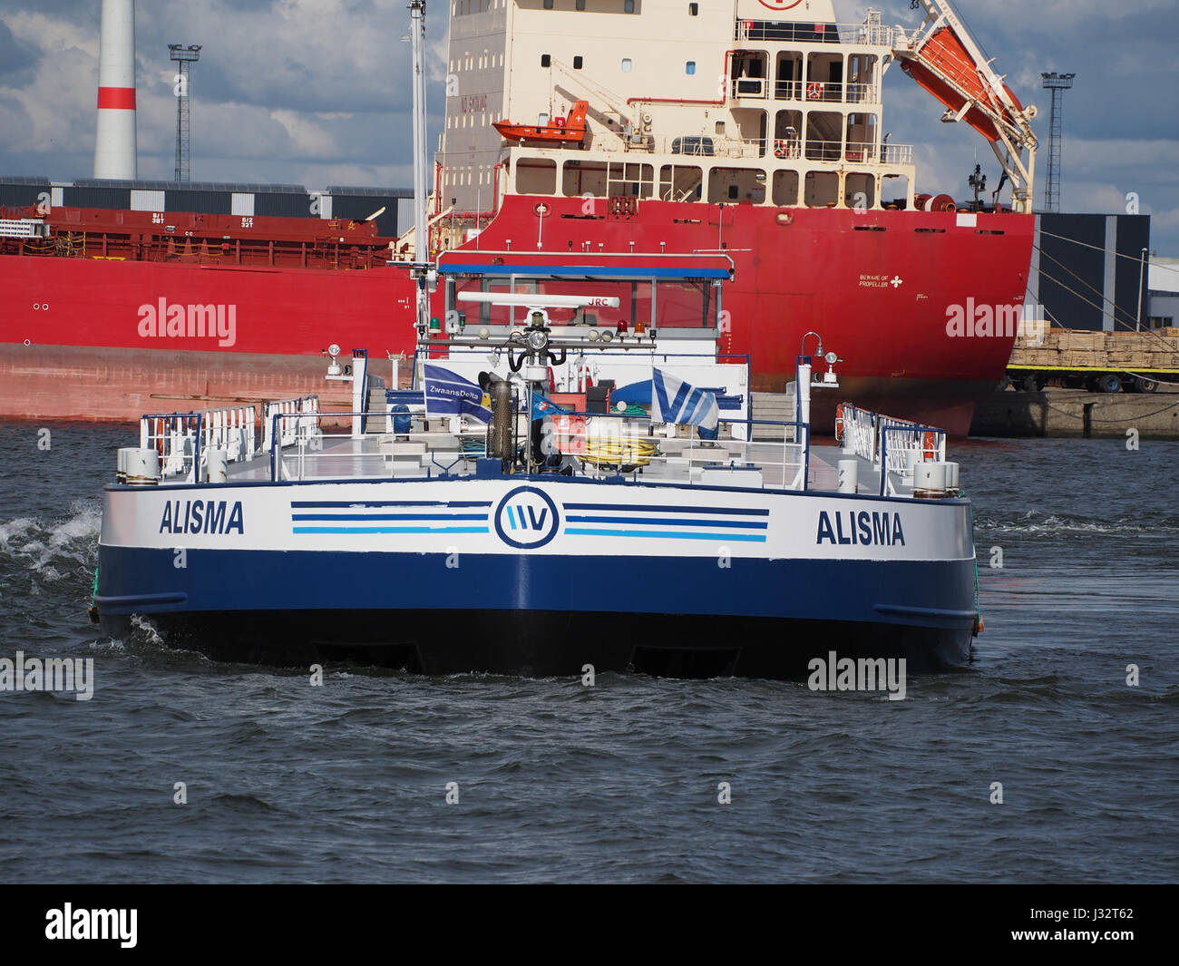 The Alisma, a modern ship built in 2005, is shown docked at the Port of ...