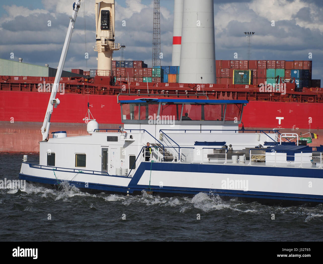 This image shows the Alisma, a ship built in 2005, at the Port of ...