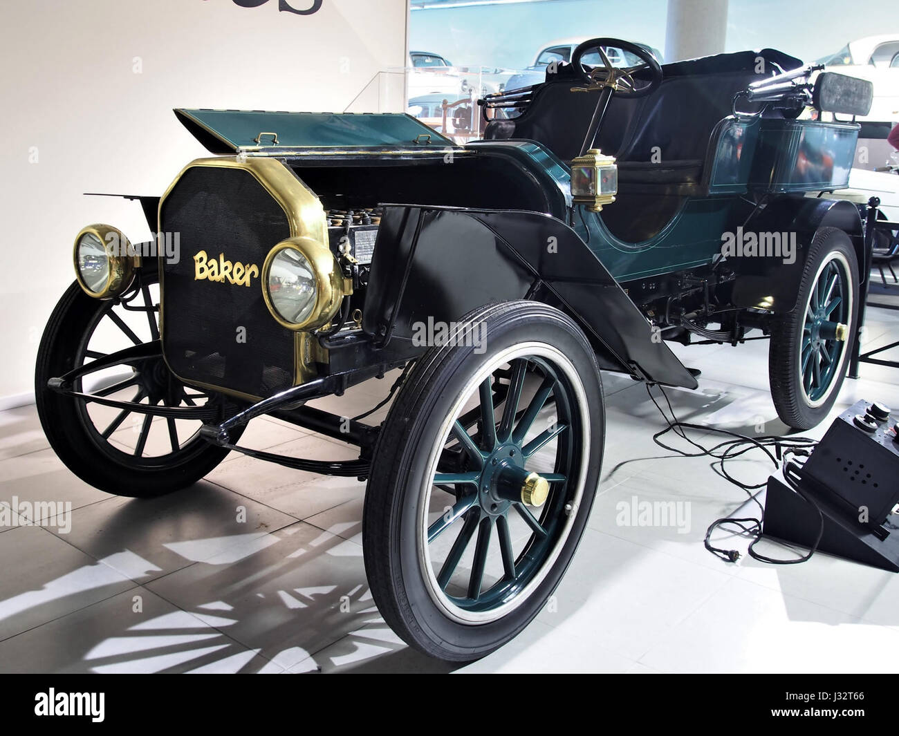 The 1908 Baker Electric Roadster is a vintage electric car, one of the earliest electric ...