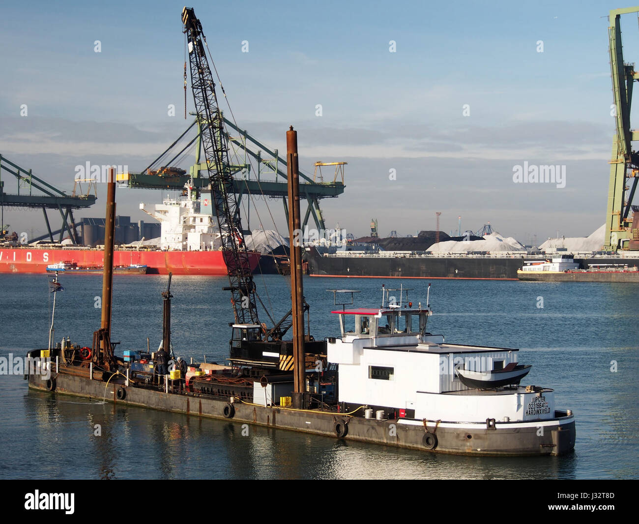 The Jupiter, a ship launched in 1951, is featured in this image taken ...