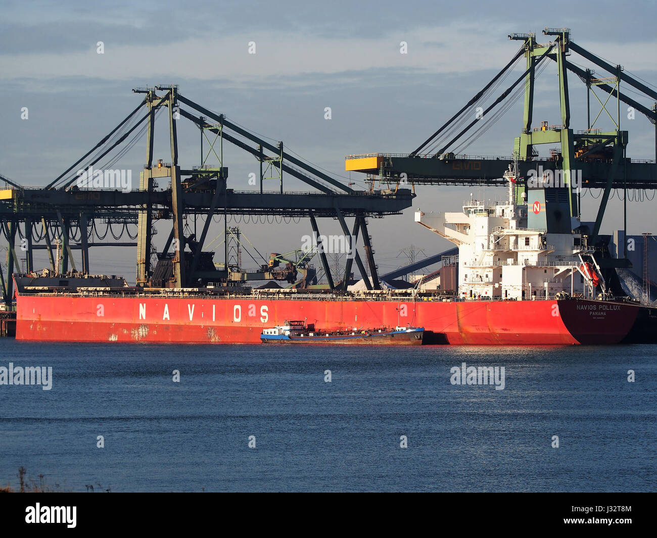 The 'Navios Pollux,' a 2009-built ship with IMO number 9460033, is ...