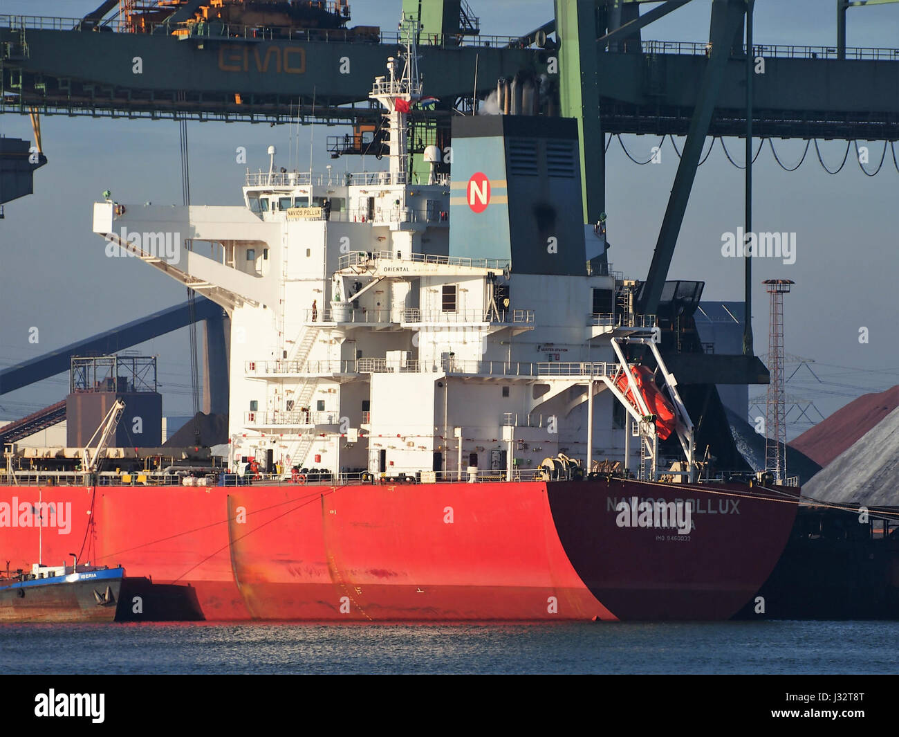The Navios Pollux, a 2009-built ship with IMO 9460033, is seen ...